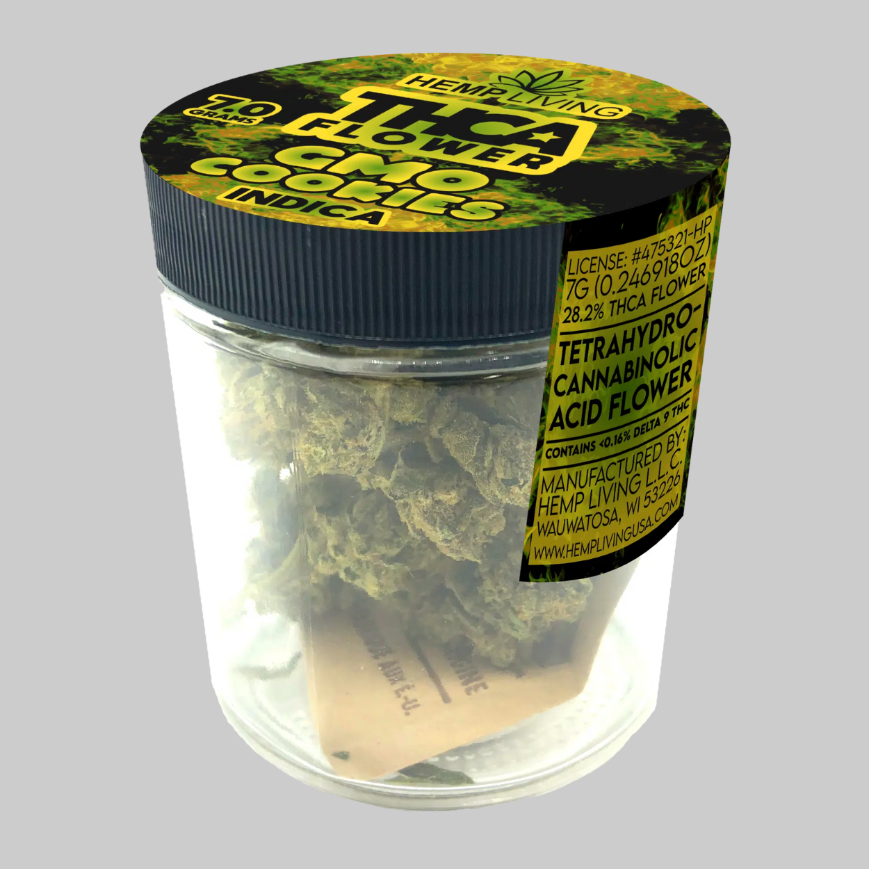 Hemp Living | THCa Hemp Flower - GMO Cookies (7g) | CBD Farmacy