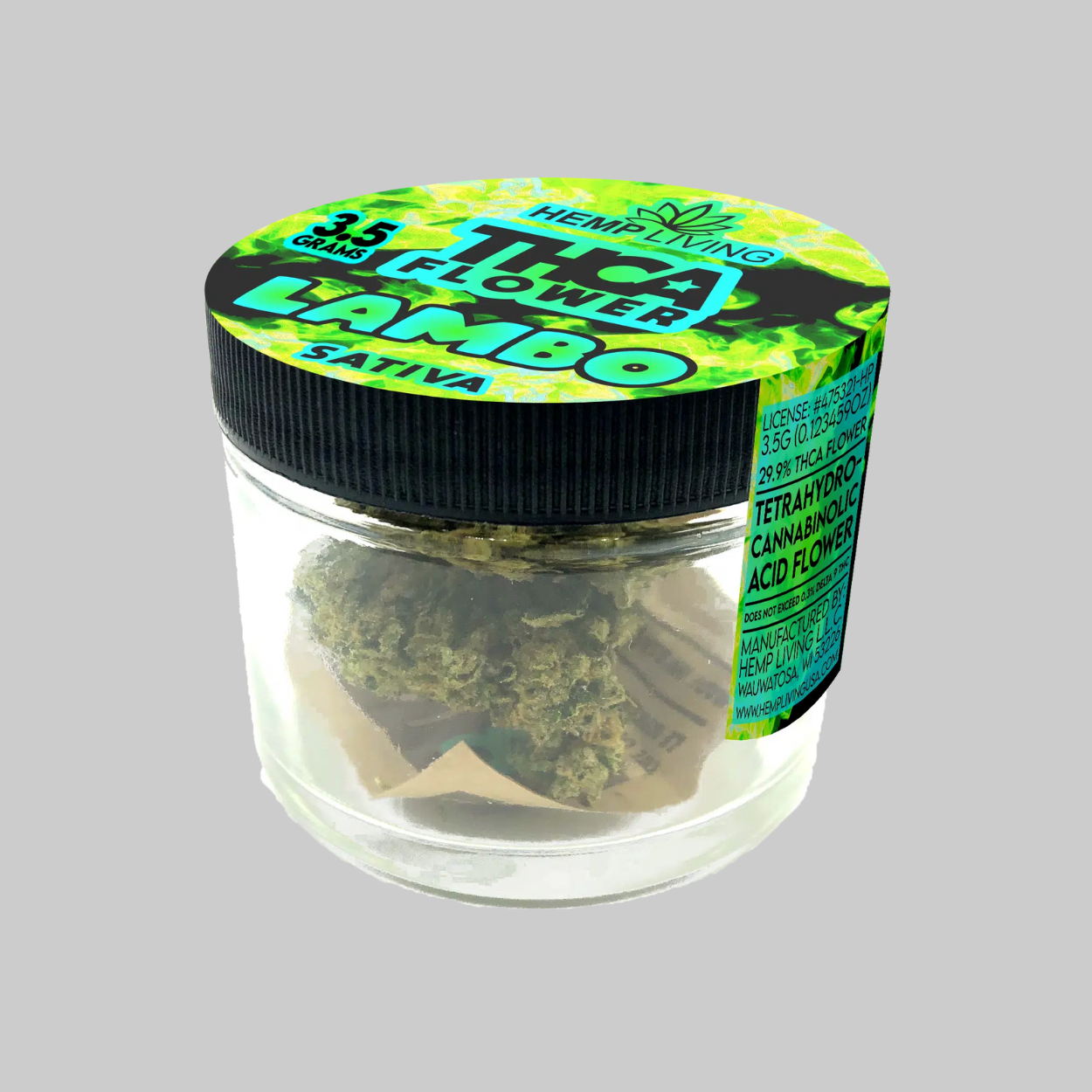 Hemp Living | THCa Hemp Flower - Lambo (3.5g) | CBD Farmacy