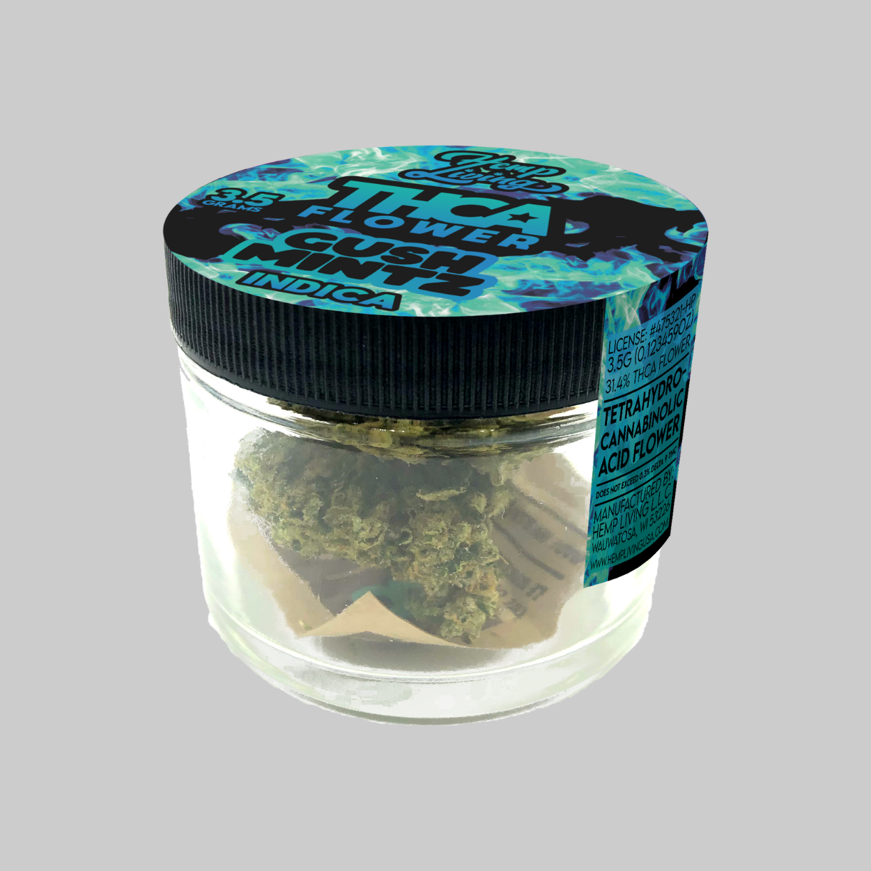 Hemp Living | THCa Hemp Flower - Gush Mintz (3.5g) | CBD Farmacy
