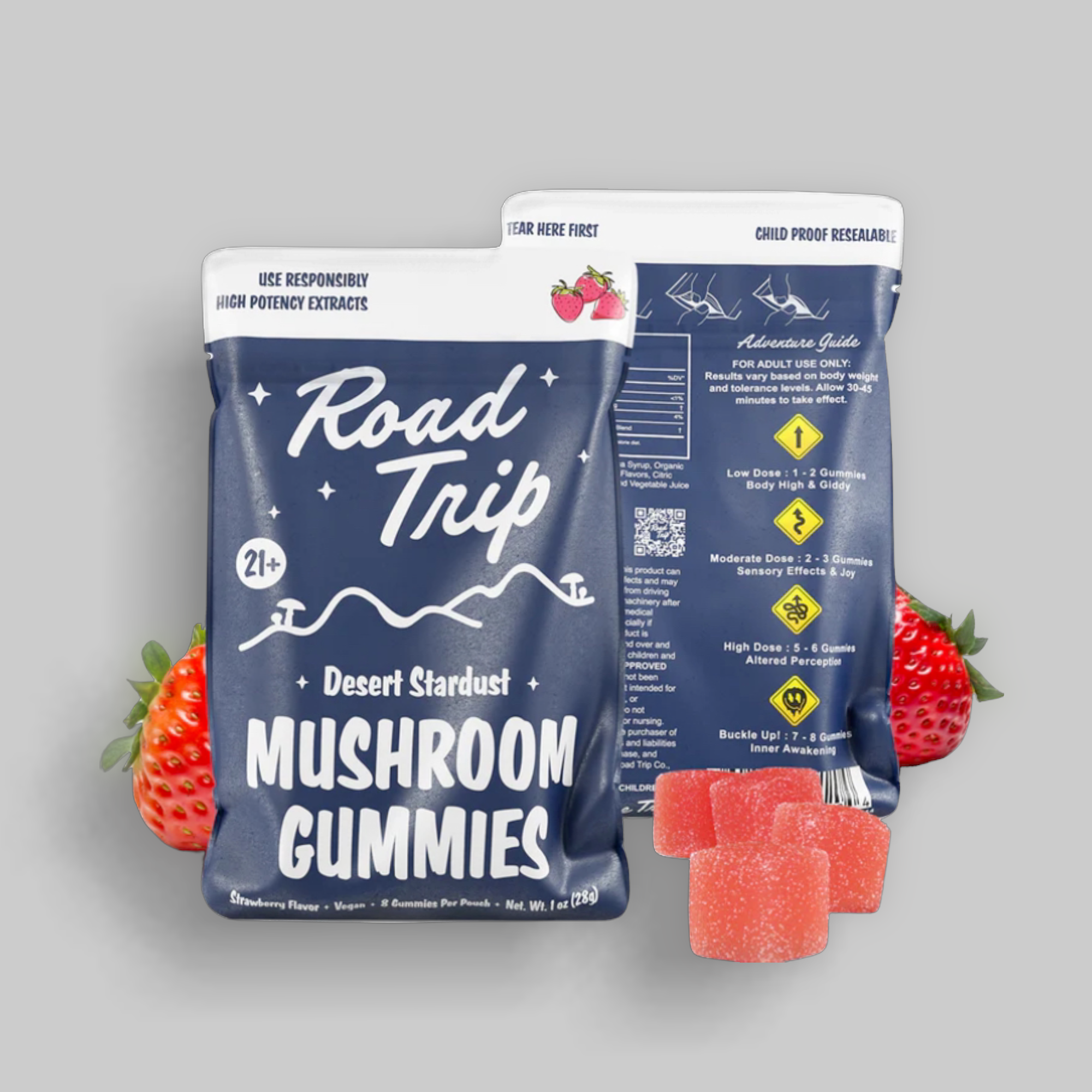 Road Trip | Desert Stardust Mushroom Gummies (8ct) | CBD Farmacy