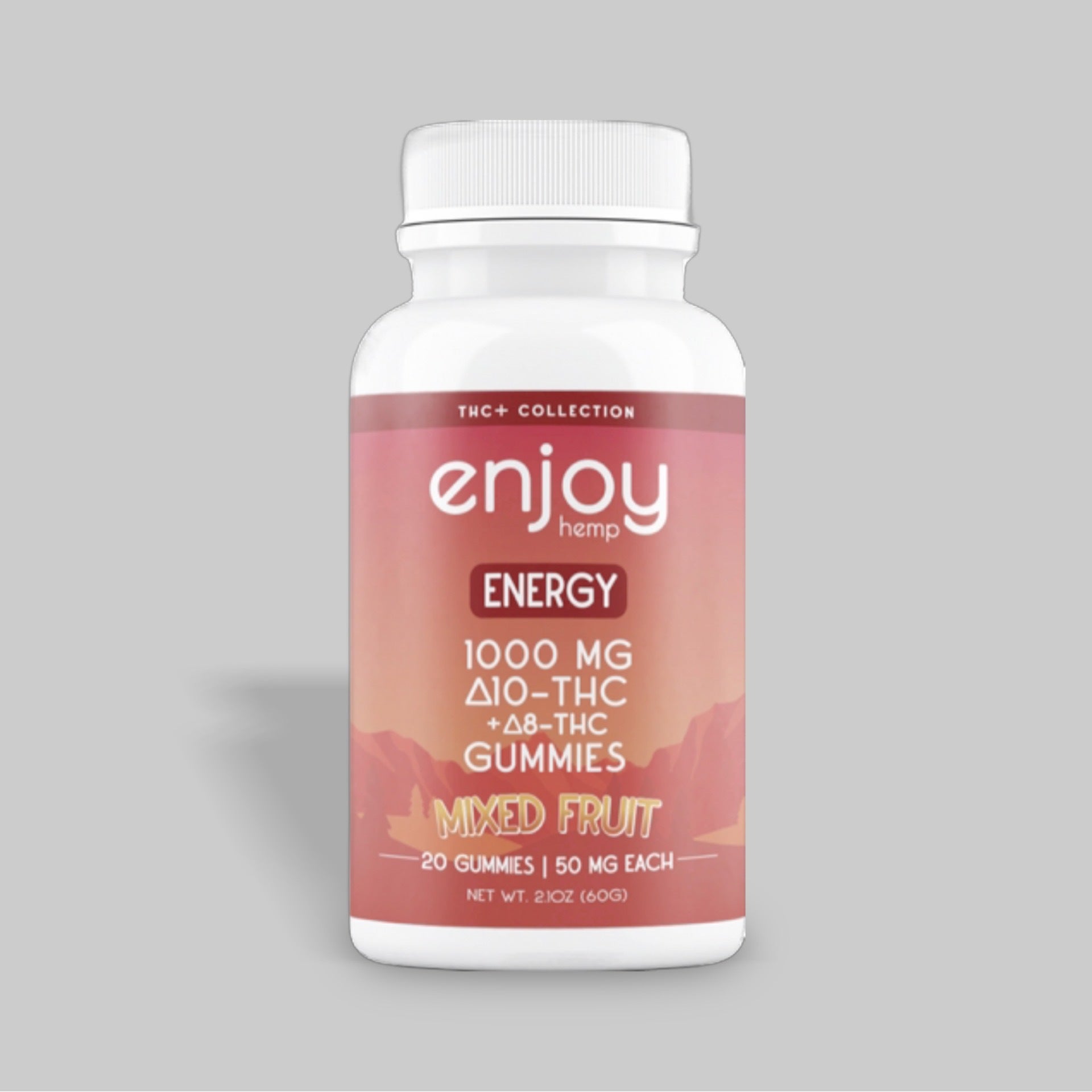 Enjoy Hemp | 50mg Delta 8 + Delta 10 THC Energy Gummies (20ct) | CBD ...