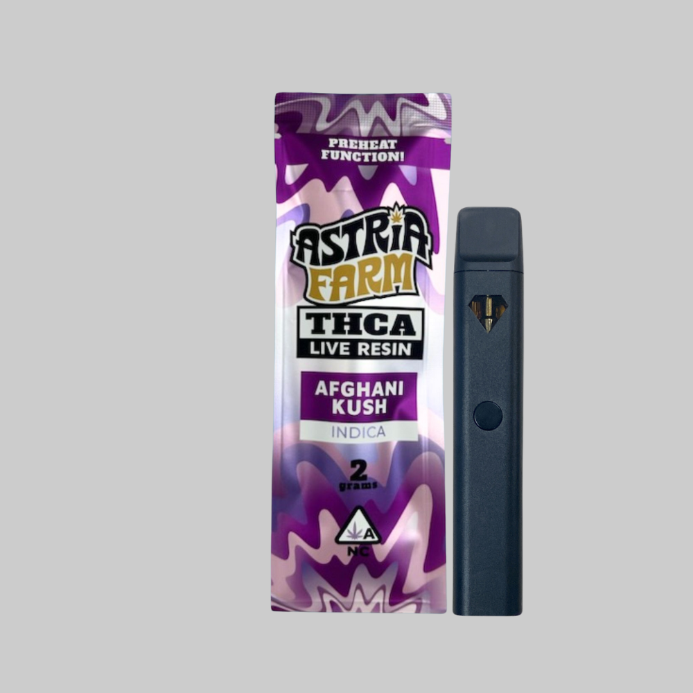Astria Farms | THCa Afghani Kush Disposable Vape (2g) | CBD Farmacy