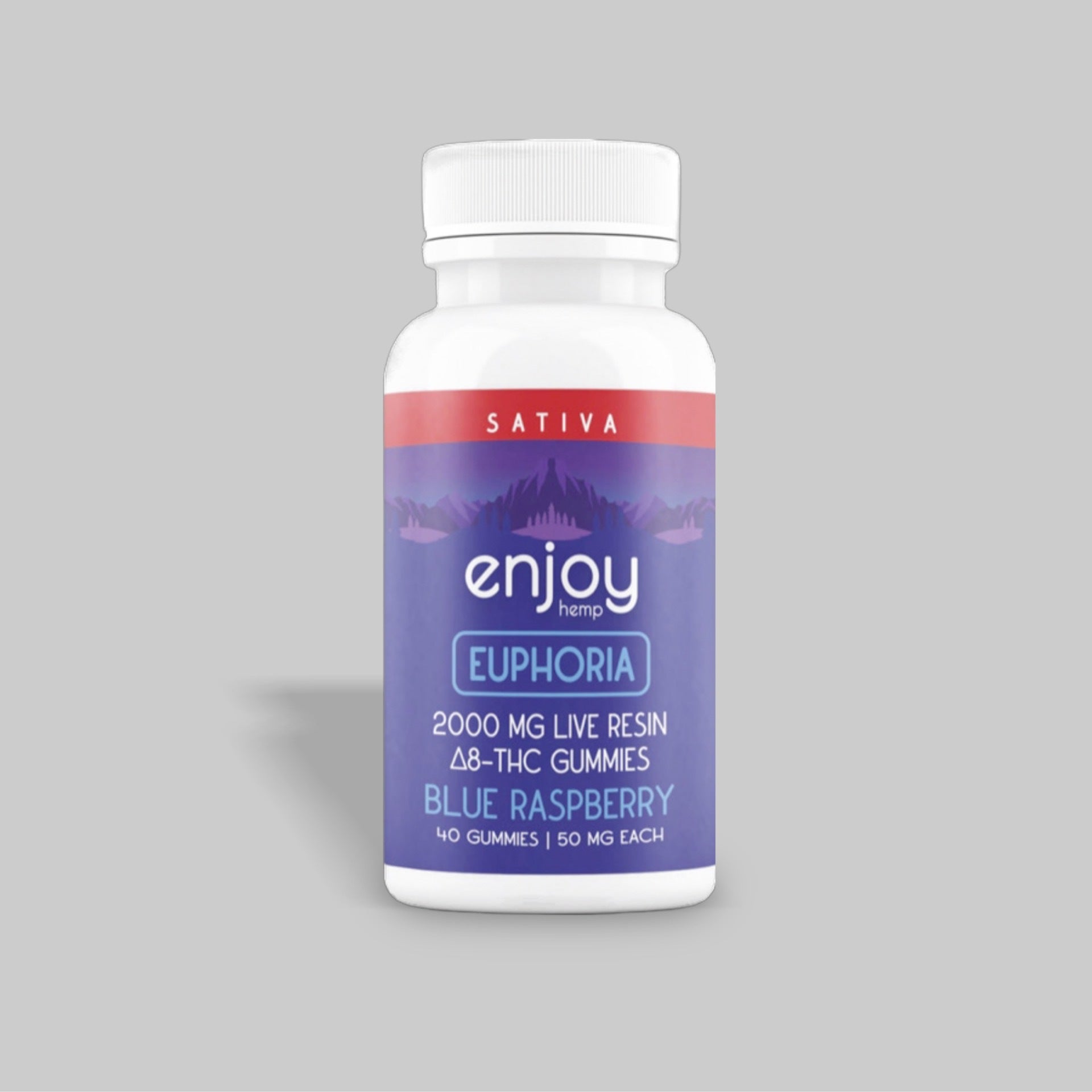 Enjoy Hemp 50mg Delta 8 Thc Gummies Euphoria 40ct Cbd Farmacy